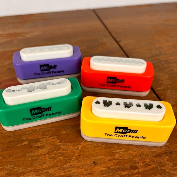 Mc Gill | Other | Mcgill Edge Border Paper Punches Hearts Houses Ribbon ...